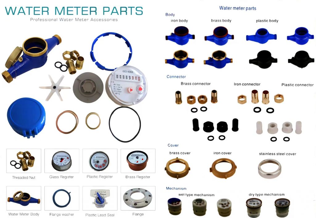 Small water meter parts - water meter