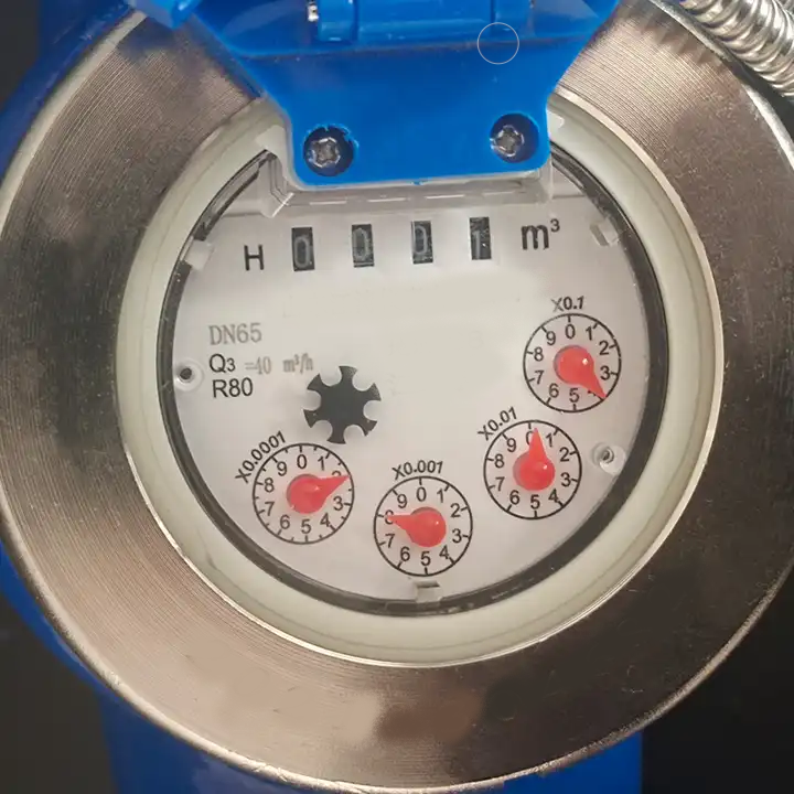 Gray iron case vertical removable flange industrial water meter - water ...