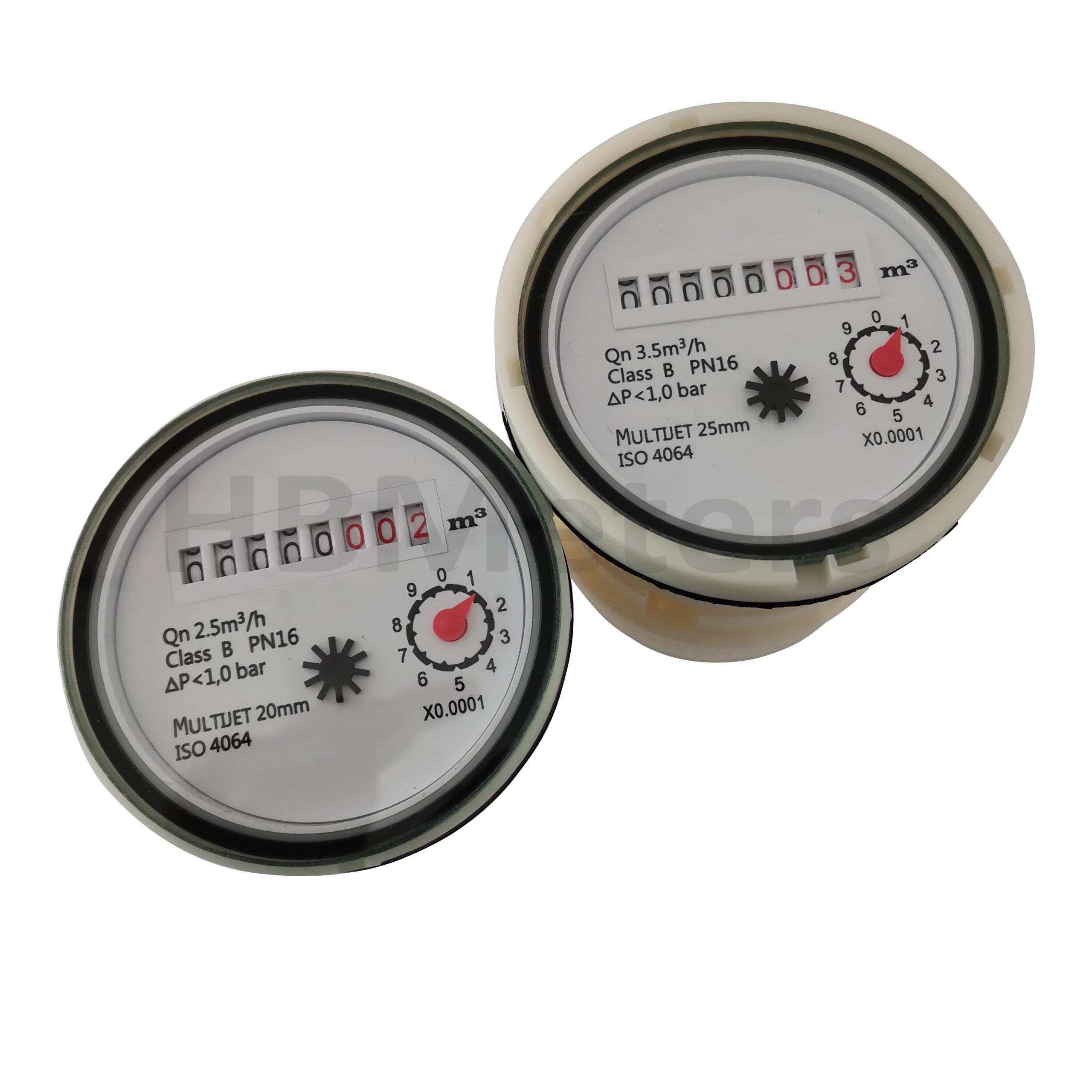 Plastic water meter parts mechanism - water meter